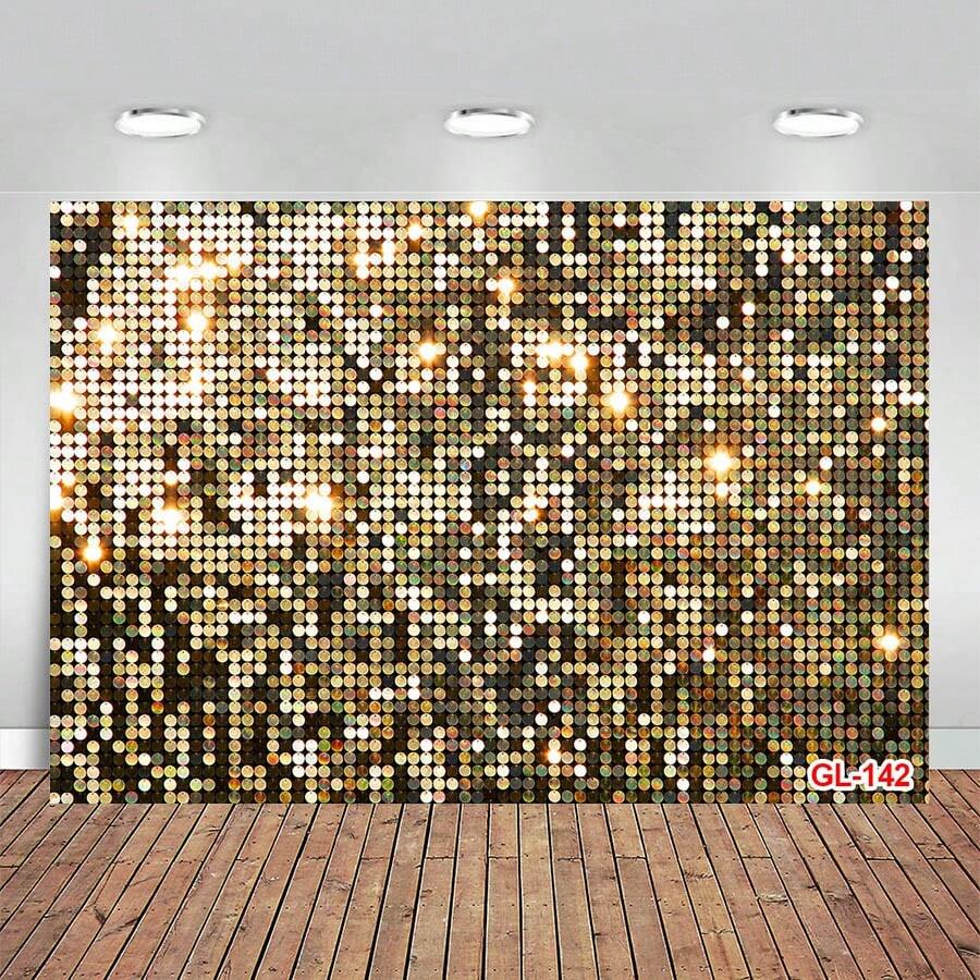 1pc 7x5ft Discos Party Backdrop Sliver Sequins Photography Background ...