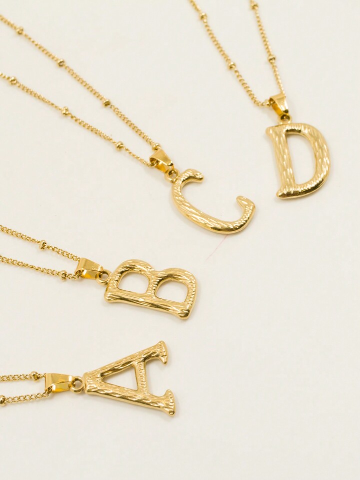 Shein initial necklace store