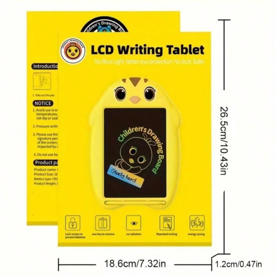 10.27inch X7.28inch (Color) Lcd Yellow Cartoon Chicken Drawing Board ...