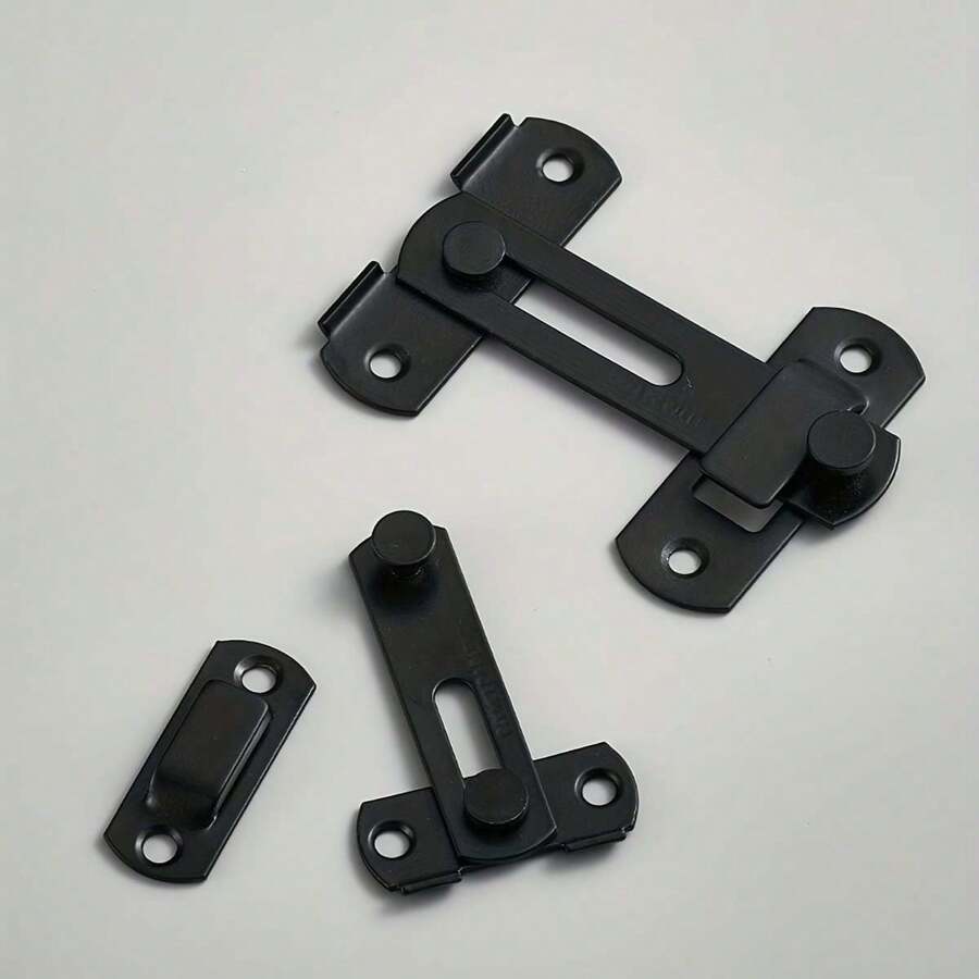 2pcs Left Stainless Steel Flat Door Latch Bolt Lock For Sliding Door ...