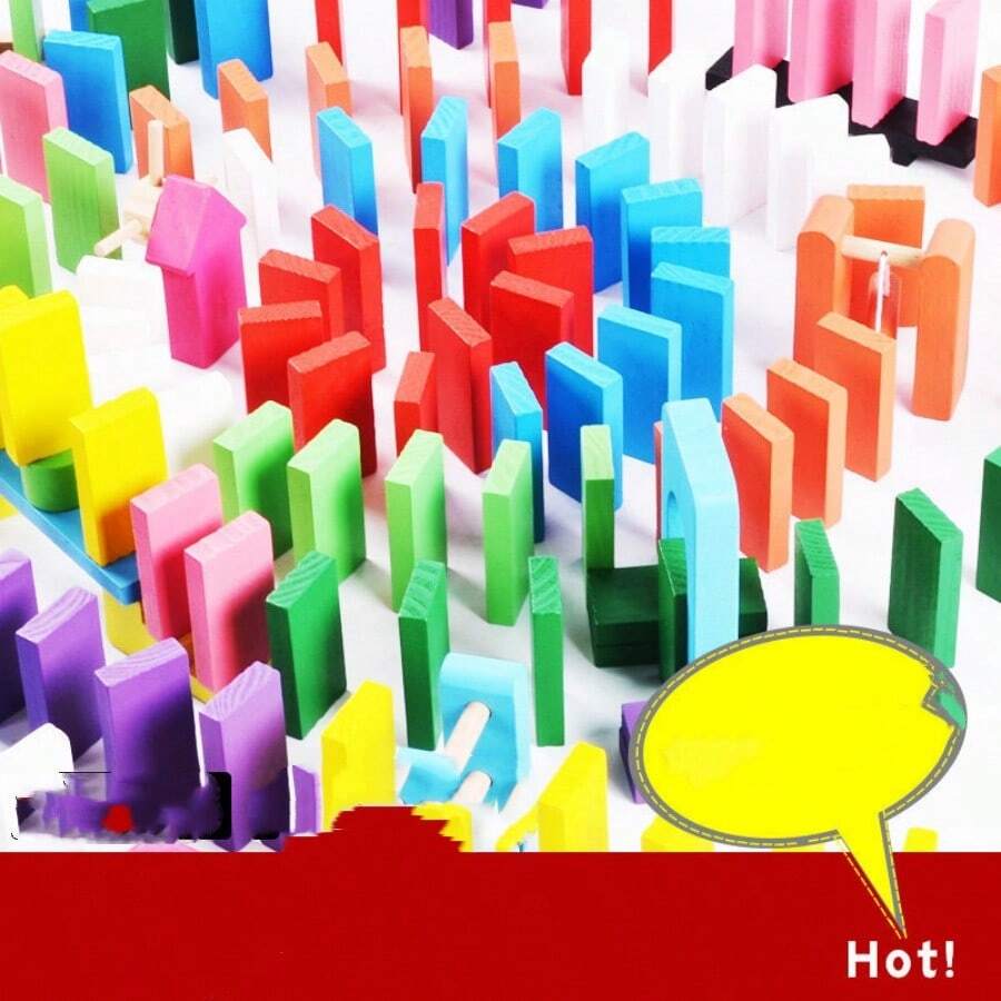 120 Pieces Of Colorful Wooden Mechanism Puzzle Space Blocks, Logical ...