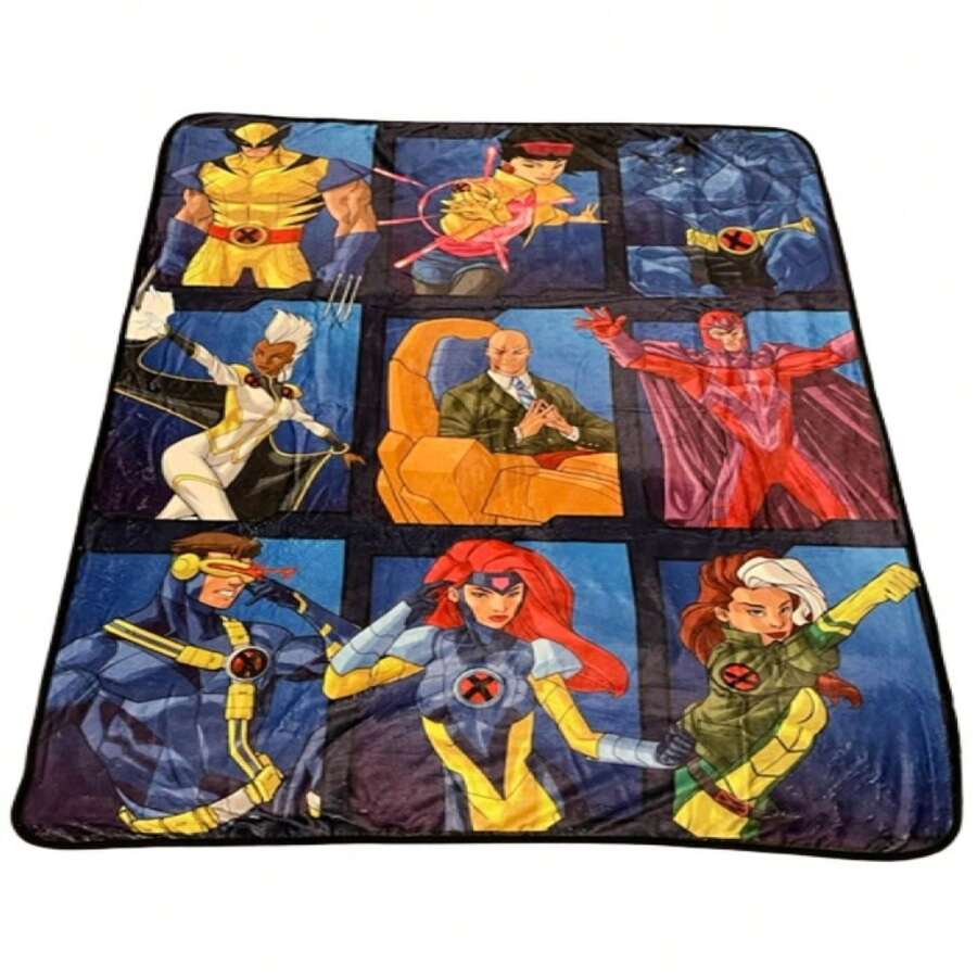 Marvel Marvel X-Men Team Fleece Softest Comfy Throw Blanket For Adults ...