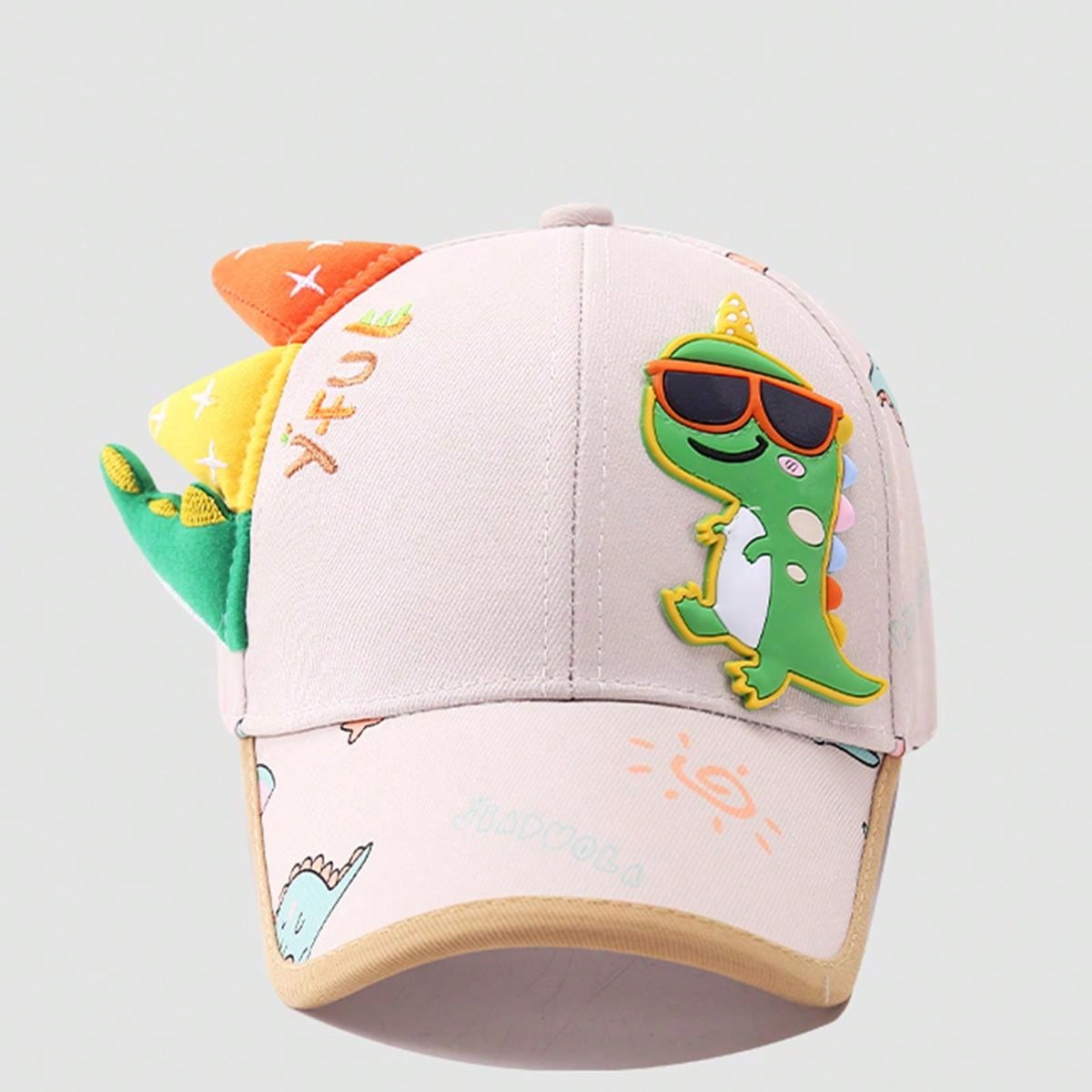 1 Peça Boné De Beisebol Decorado Com Dinossauro Fofo Para Crianças Com ...