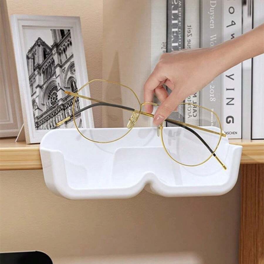 Portable Wall-Mounted Eyeglasses Storage Box, No Drilling Needed ...