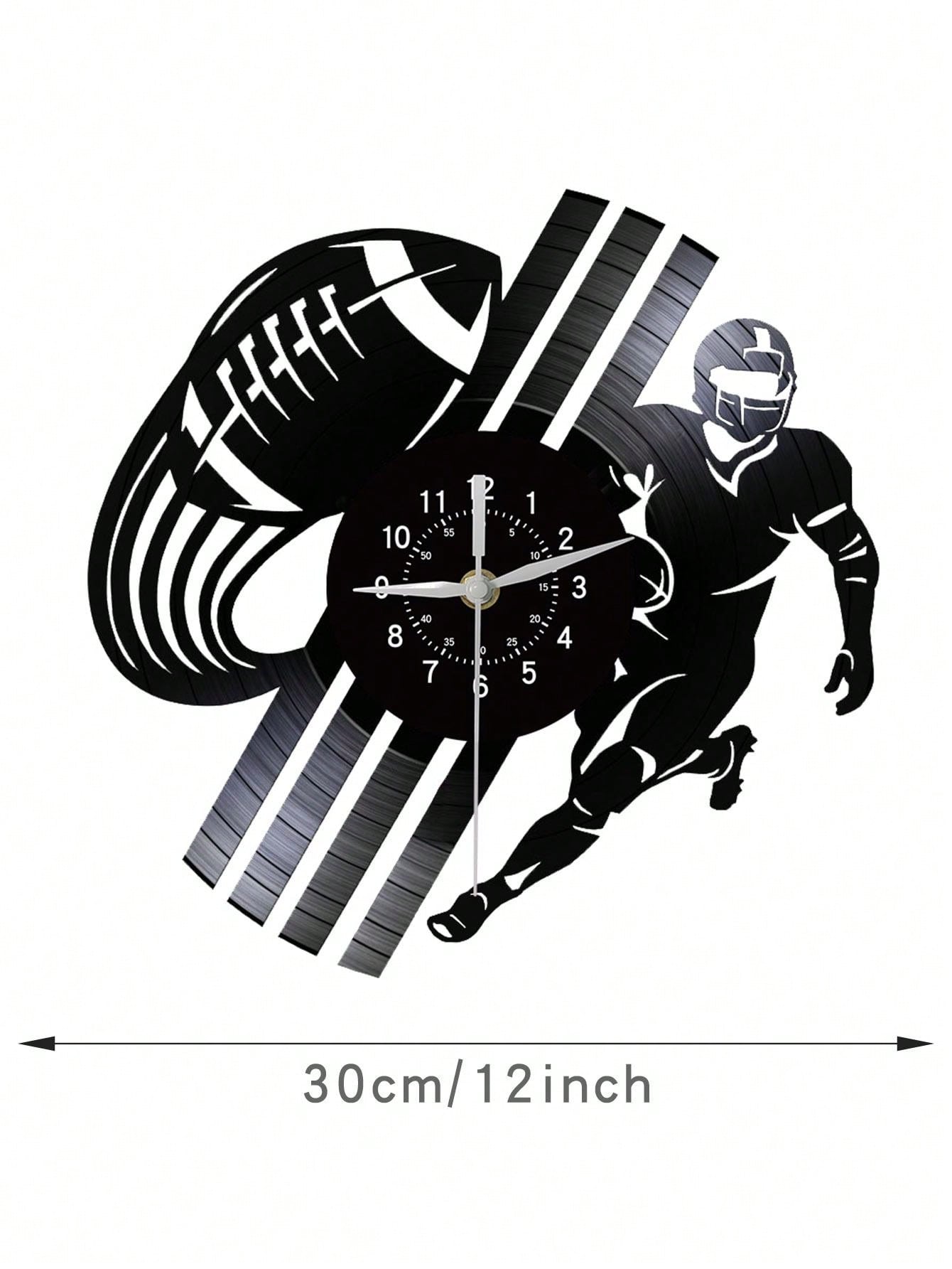 1 Pc, Vinyl Record Wall Clock. Seven-Color LED Lights, Remote Light ...