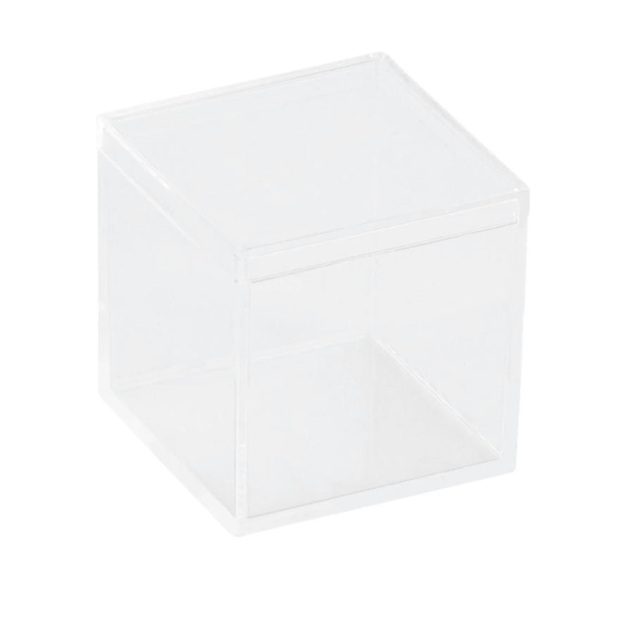 Clear Acrylic Boxes With Lid 1.75x1.75x1.75 Inches Pack Of 24 Storage ...