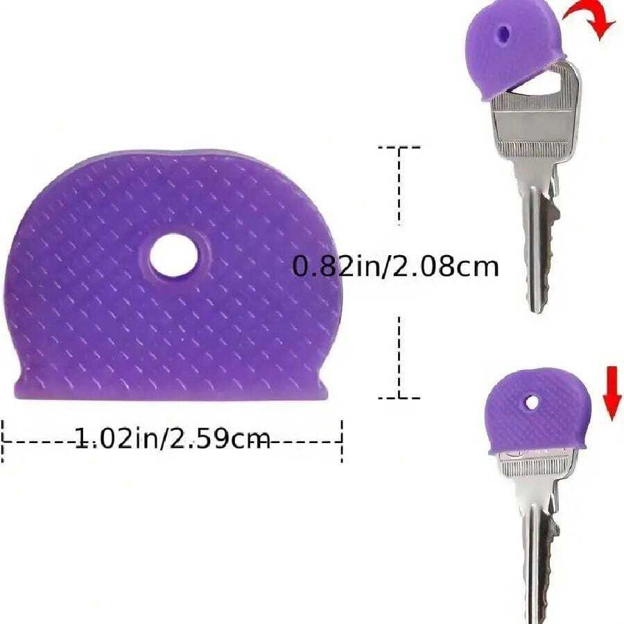 16pcs Key Caps Covers Tags, Key Cap & Key Ring Combination, Label ID ...