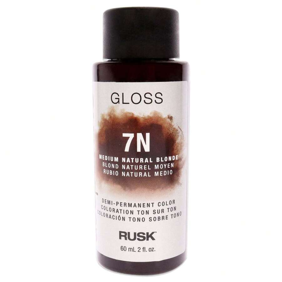 RUSK RUSK Deepshine Gloss Demi-Permanent Color - 7N Medium Natural ...