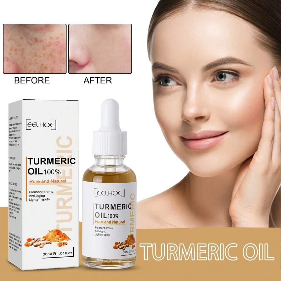 30ml Turmeric Oil Skin To Lightening Acne Dark Patches Acne Bright Skin ...