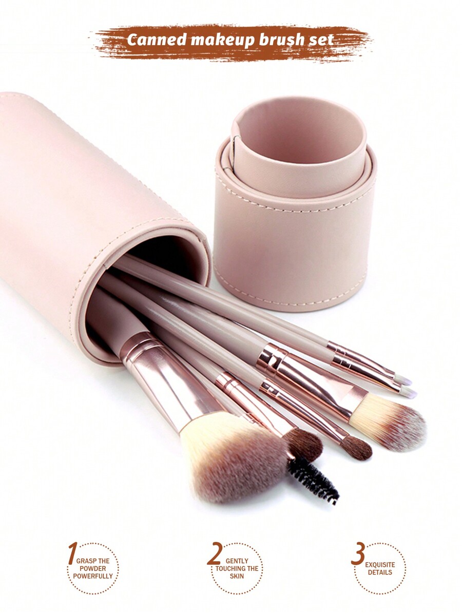7 Stücke Make-up Pinsel Set & 1 Stück Aufbewahrungsbox, Premium ...