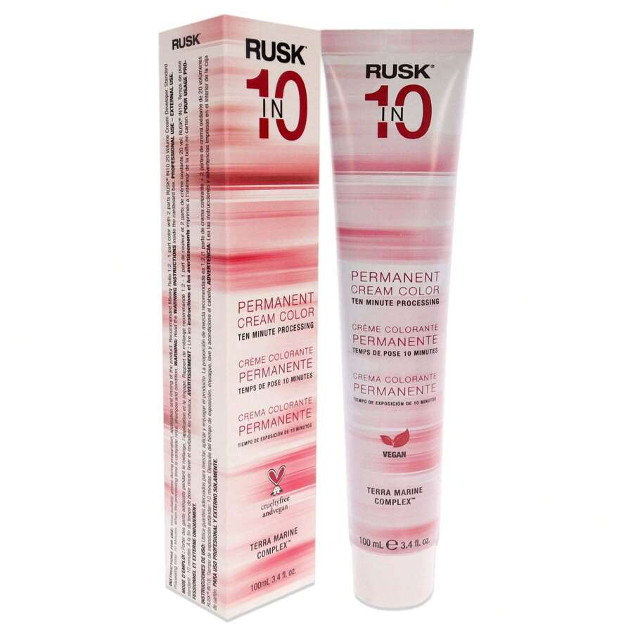 RUSK RUSK Permanent Cream Color In10 - 2N Darkest Natural Brown By Rusk ...