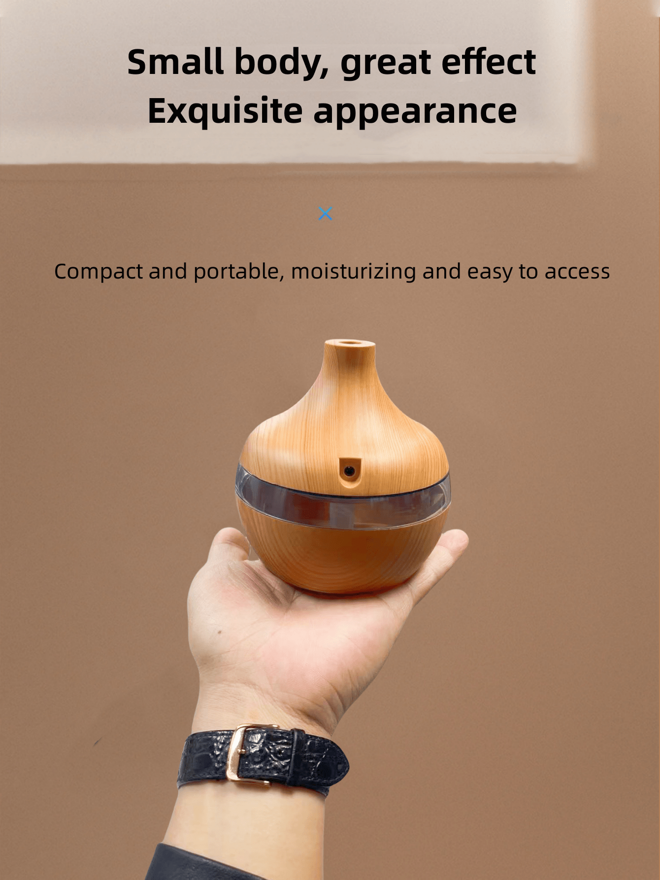 USB Touch Activated Light Wood Grain Humidifier - Adding Comfort And ...