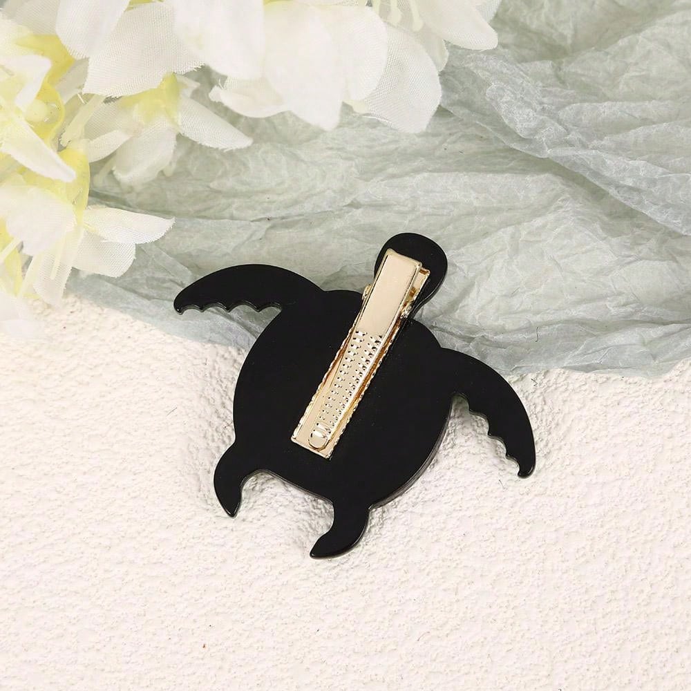 1pc Handmade Acrylic Animal Turtle Hair Clip For Kids, Fashion Cartoon ...