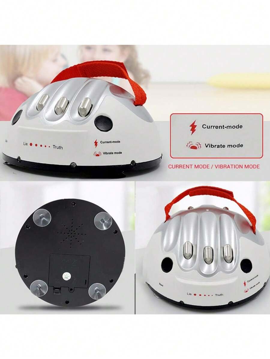 Micro Electric Shocking Lie Detector, Polygraph Test Finger Toy Truth ...