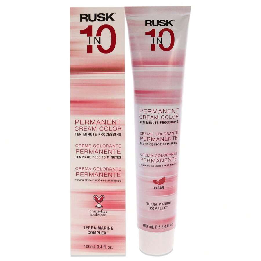 RUSK RUSK Permanent Cream Color In10 - 6G Dark Golden Brown By Rusk For ...