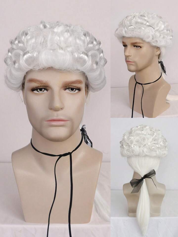 Adult wholesale Colonial Powdered Wig