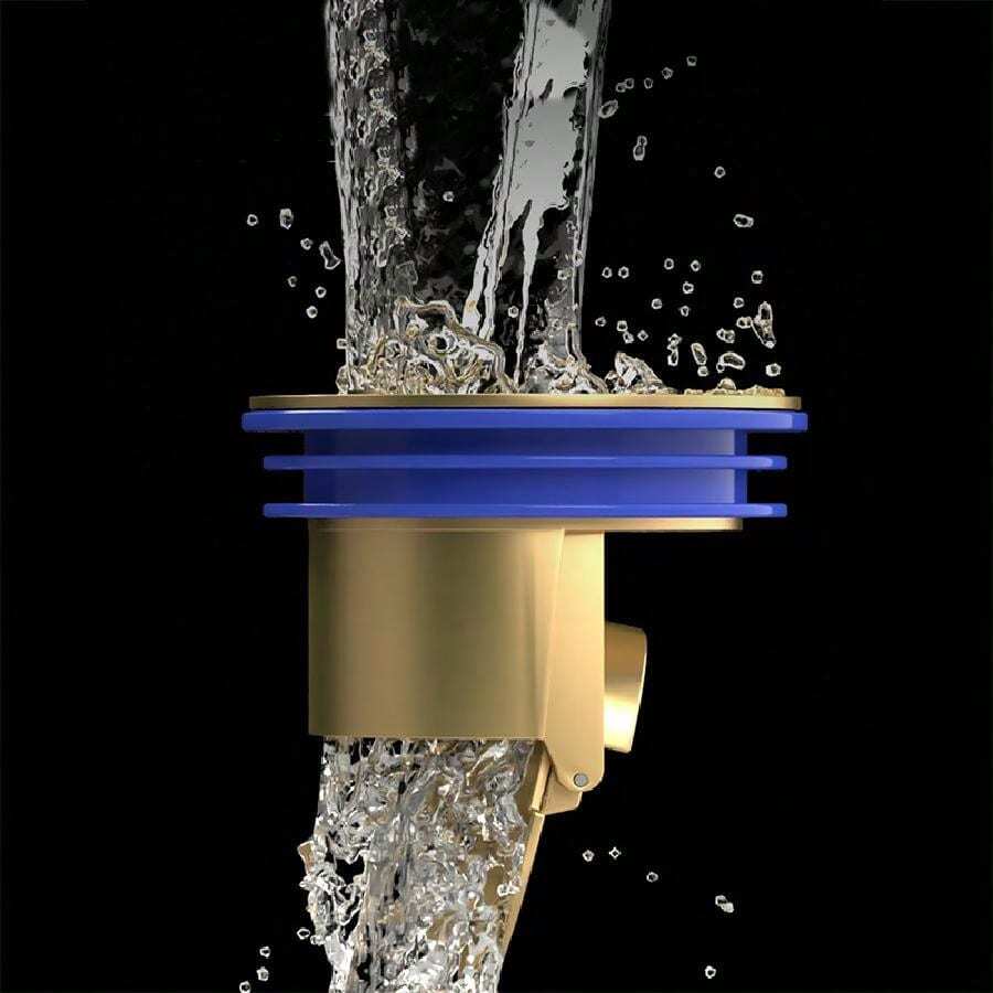 Gravity Drain Core Bathroom Is Equipped With A Floor Drain, Which Is ...