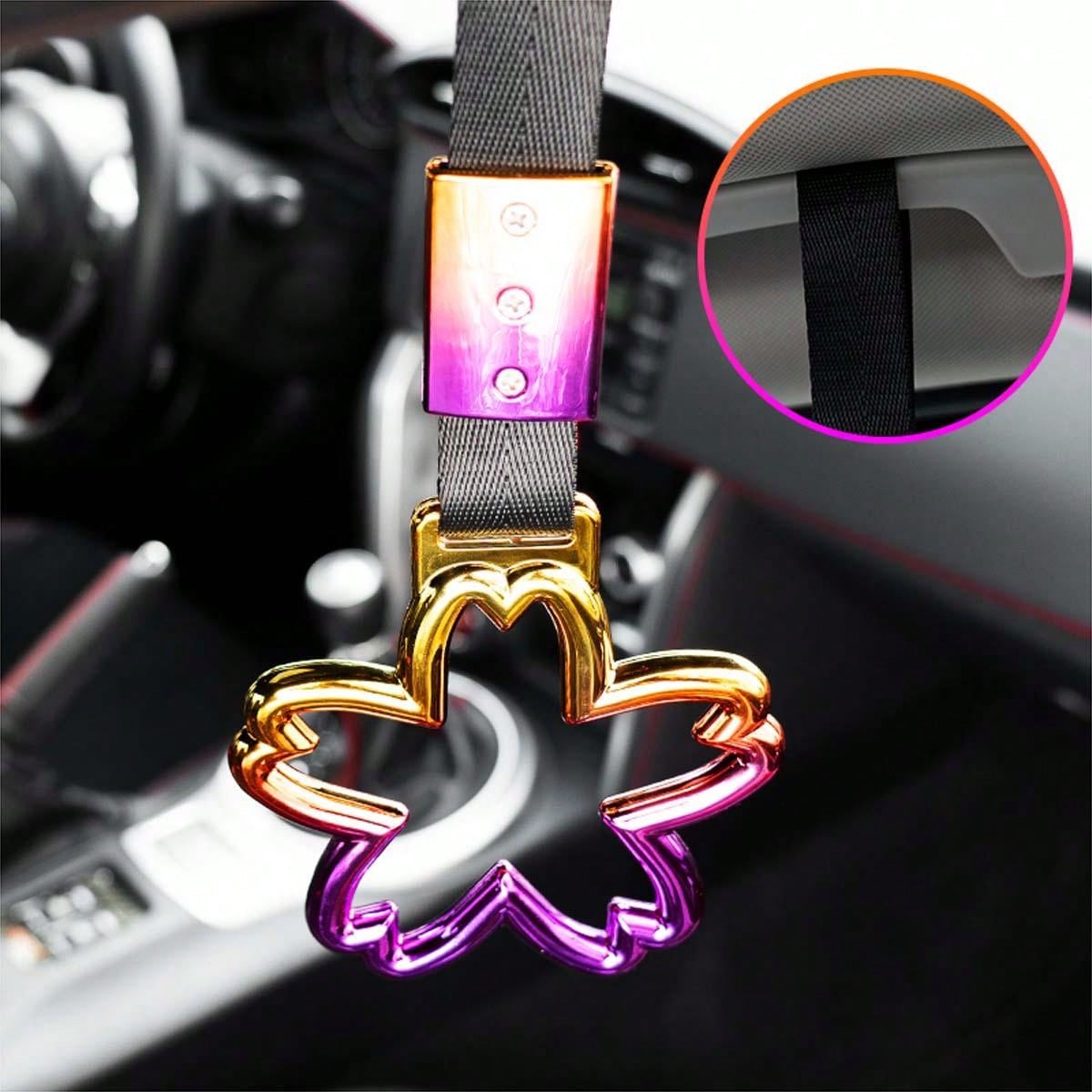 1pc JDM Racing Car Tsurikawa Subway Train Handle Ring Warning Hanging ...