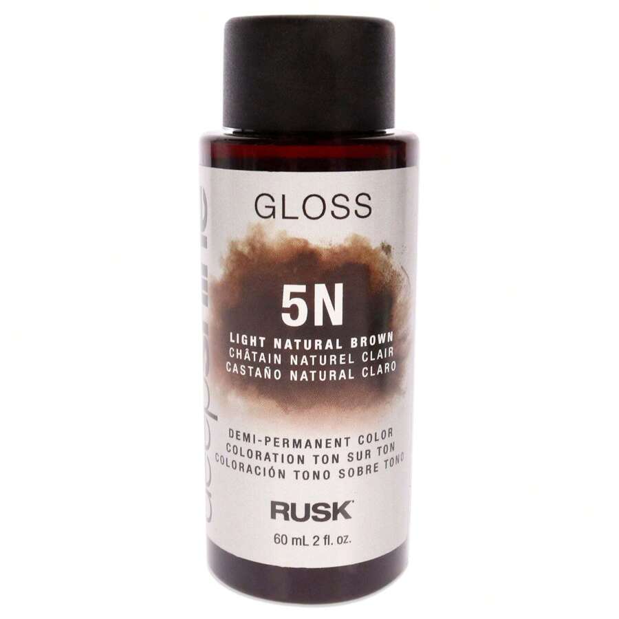 RUSK RUSK Deepshine Gloss Demi-Permanent Color - 5N Light Natural Brown ...