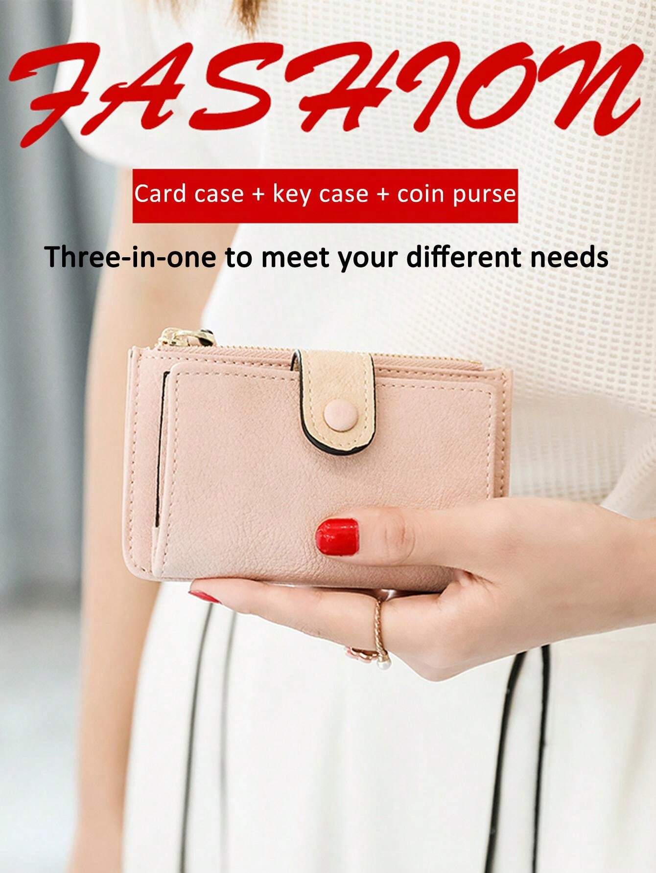 Miyin Multifunctional Key Holder Case With Snap Closure Pu Leather ...