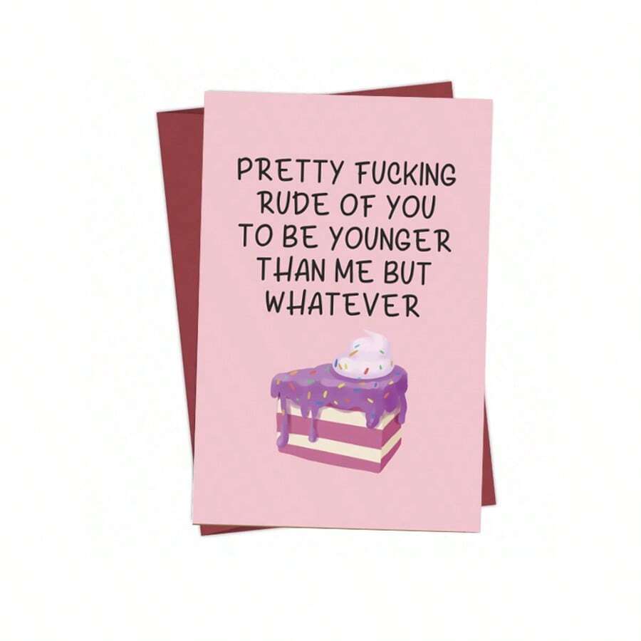 Funny Birthday Card For Men Women Humorous Birthday Card For Friend