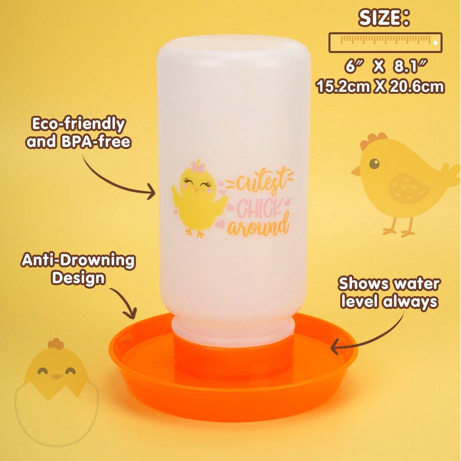 Kit De Comedero Y Bebedero De Pollito - Accesorios Para Pollitos De ...