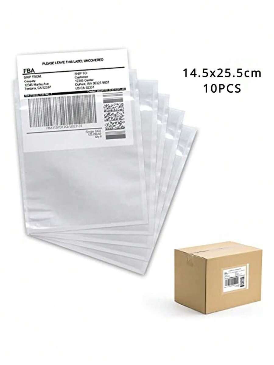 10PCS Packing List Pouches Packing Slip Envelope Pouches Clear Self ...