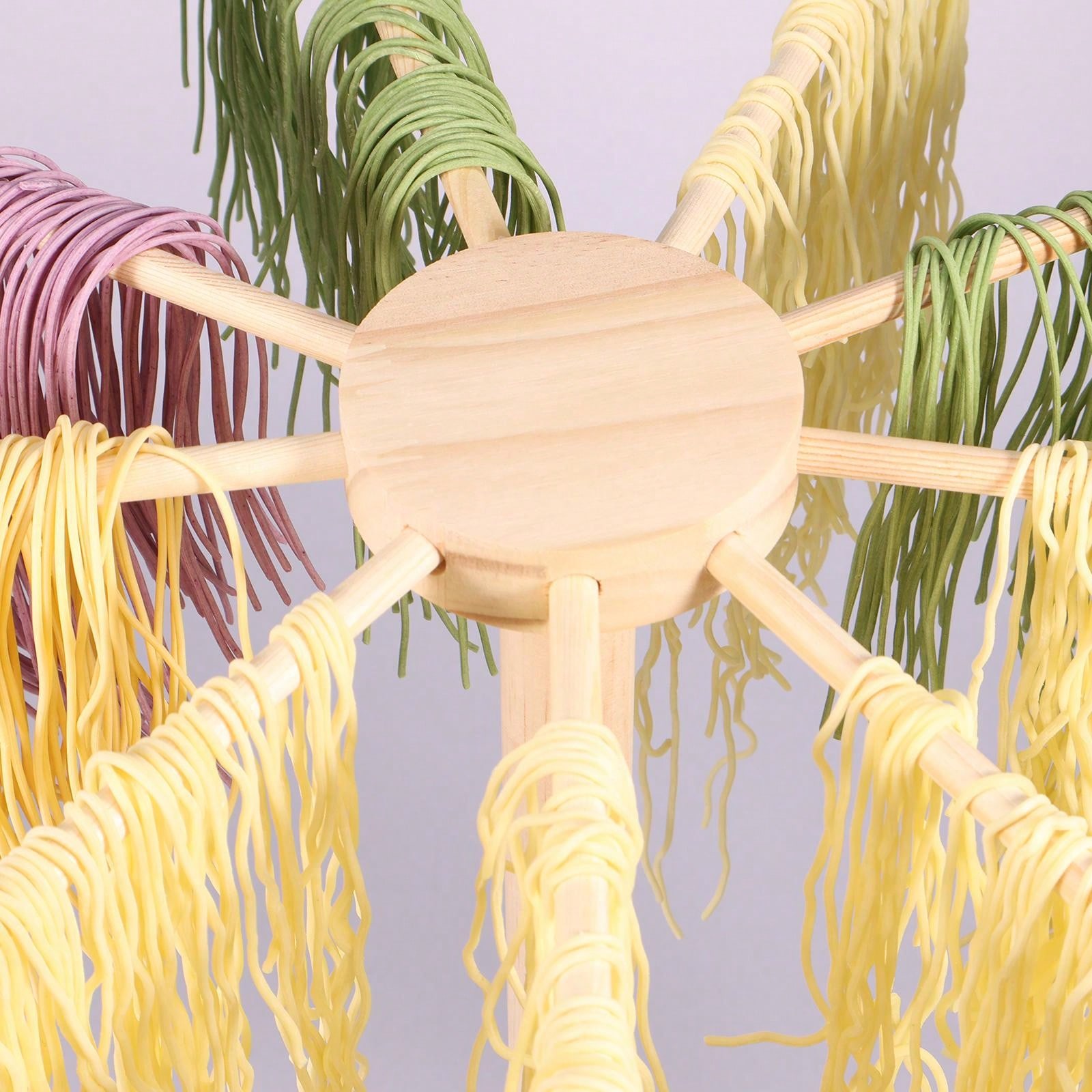 Pasta Drying Rack With 9 Bar Handles Wooden Noodle Drying Rack ...