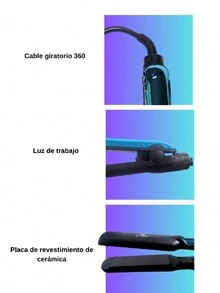 On Teck profesional alisador de pelo titanio moda estilo placa Perm ...