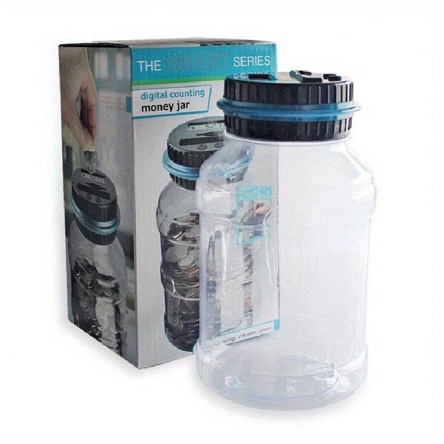 Large Piggy Bank For Boys Adults, Vcertcpl Digital Coin Counting Bank ...