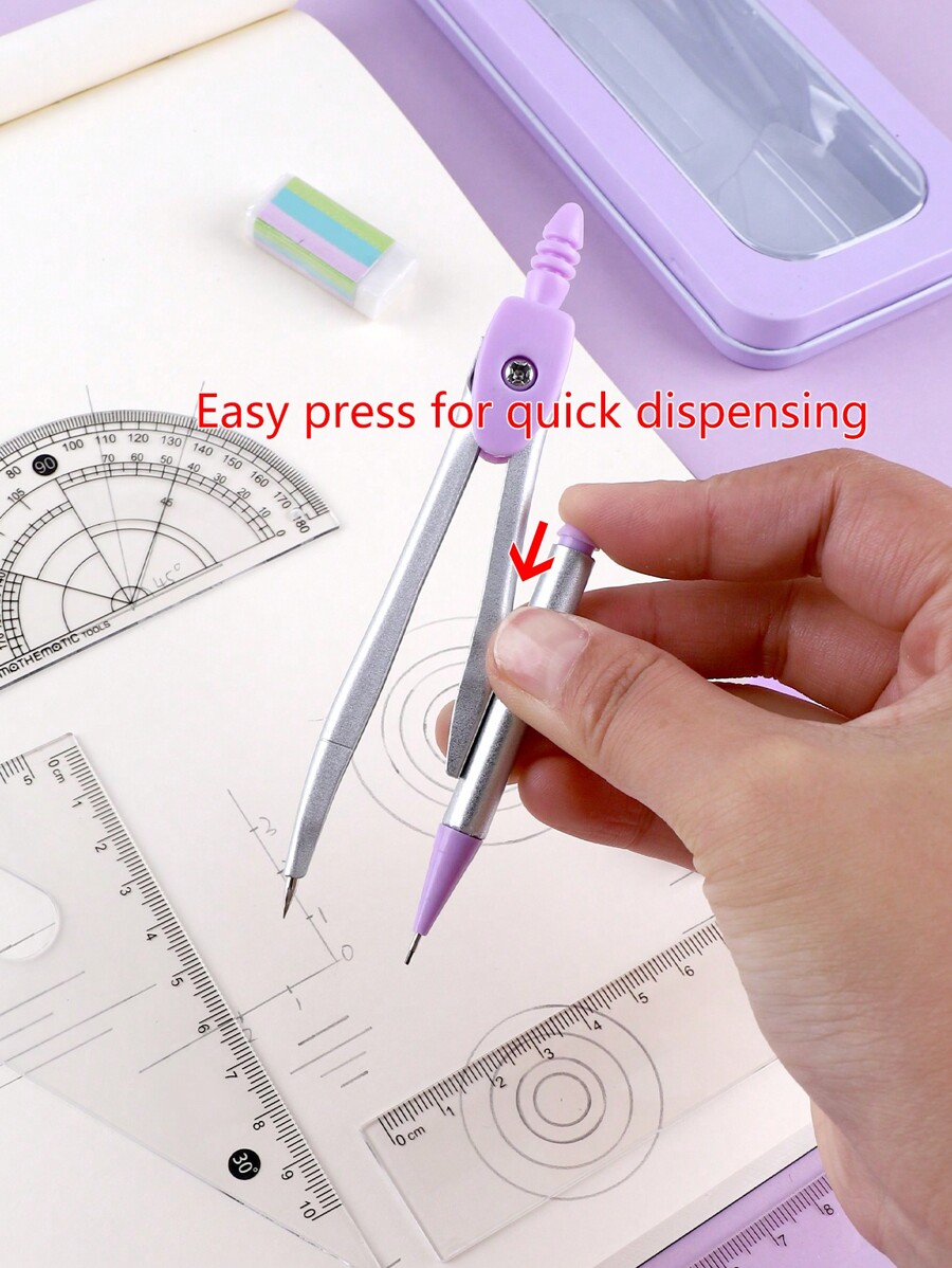 Circular Ruler Ruler Set Student Multifunctional Sets Ruler Drawing ...