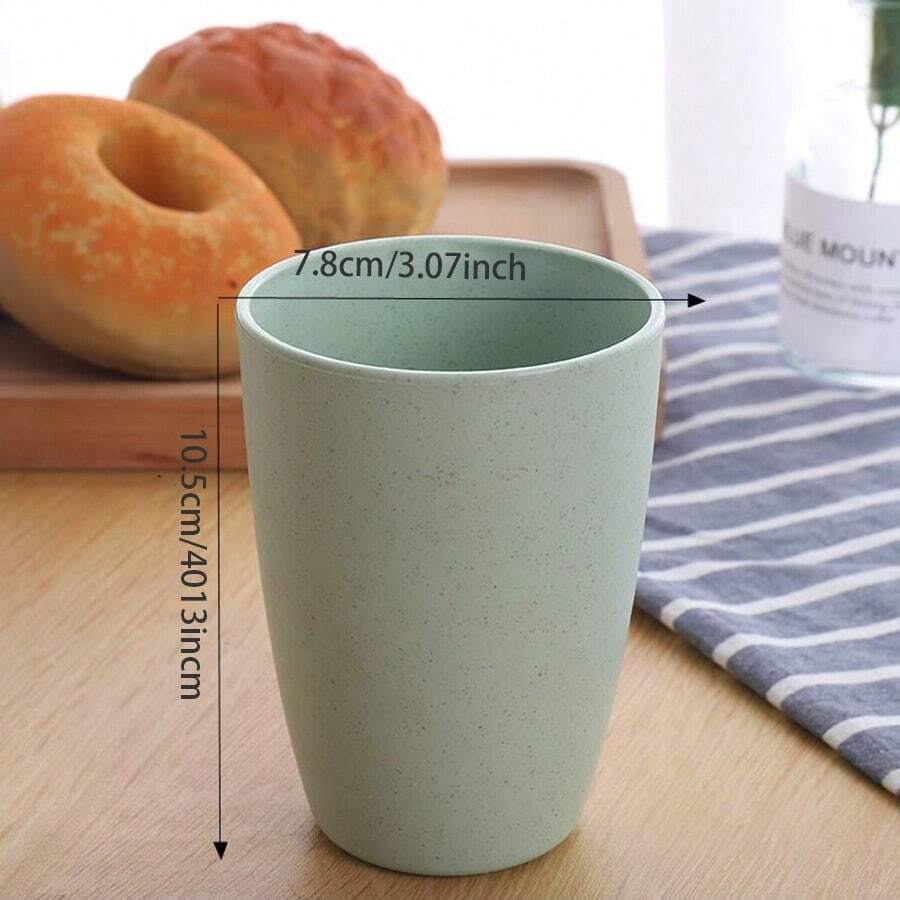 1pc Simple Wheat Straw Mouthwash Cup, Couple & Healthy Toothbrush Cup ...