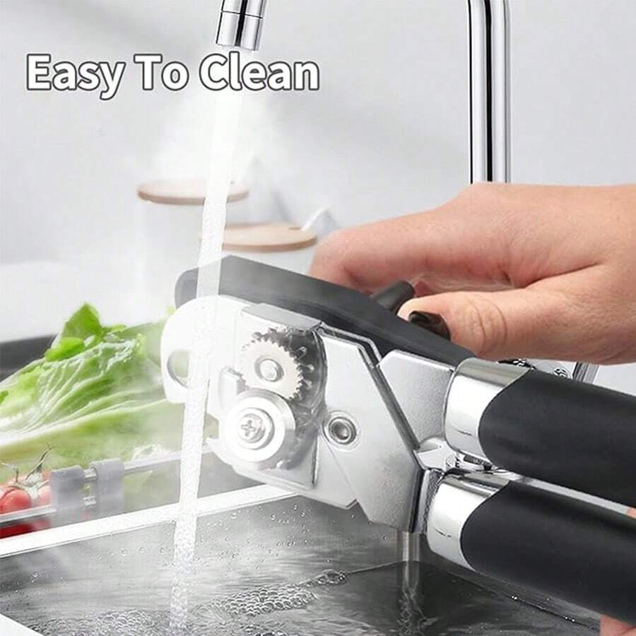 1pc Stainless Steel Tin Opener Can Opener Tool With Bottle Opener And ...