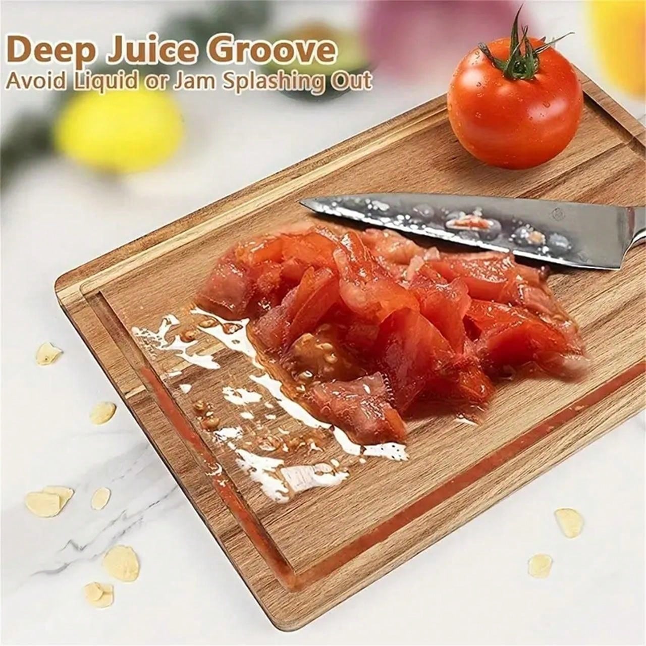 Cutting Board, Chopping Board, Vegetable Board, Premium Hardwood ...
