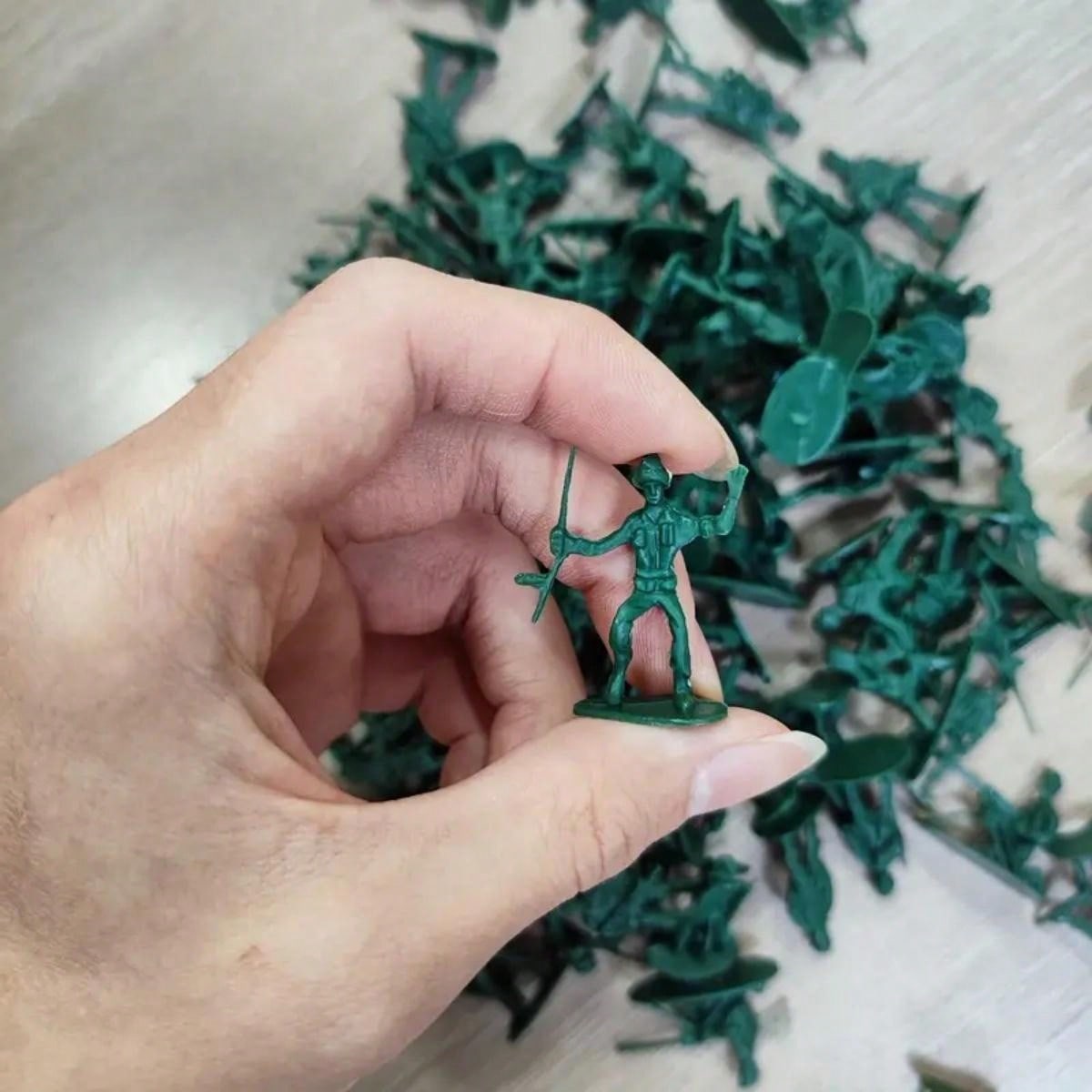 100pcs Soldier Miniature Model Set, Realistic Plastic Soldier Models ...