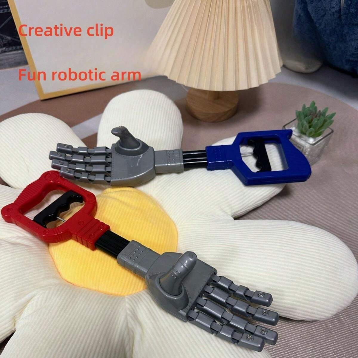 1pc Mechanical Claw Pick And Place Tool, Creative Designed Fun Toy Hand ...