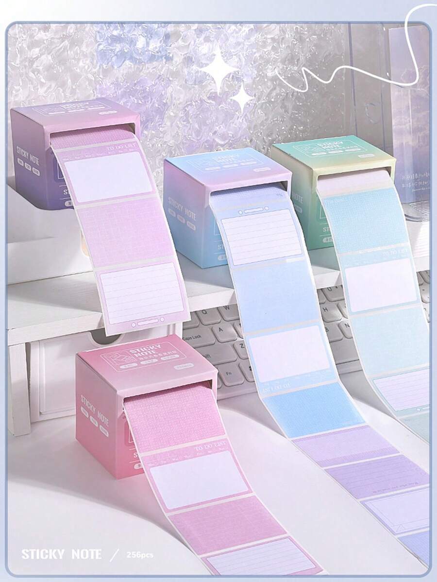 326 Sheets Fully Sticking Pop Up Memo Dispenser With Random Packaging ...