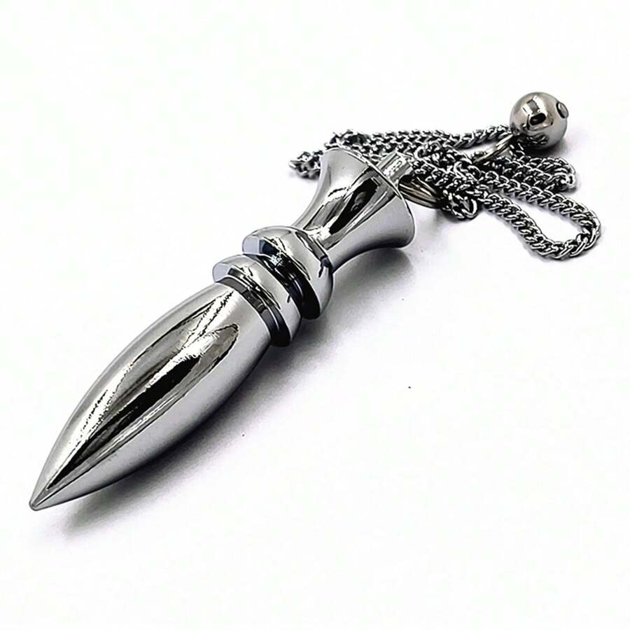 1pcs Silver Healing Metal Pendulums For Divination, Brass Pendulum High ...