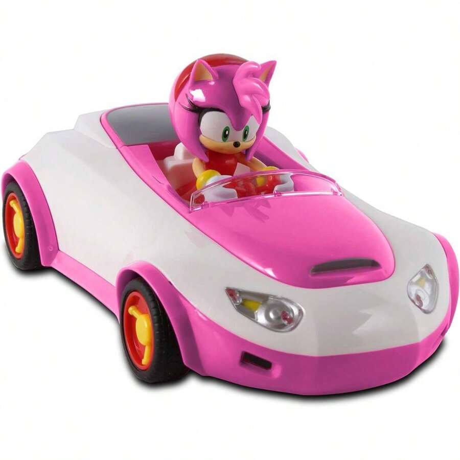 Sonic The Hedgehog 6.5" Inches Pull Back Racer, Amy Rose Ages 3 ...