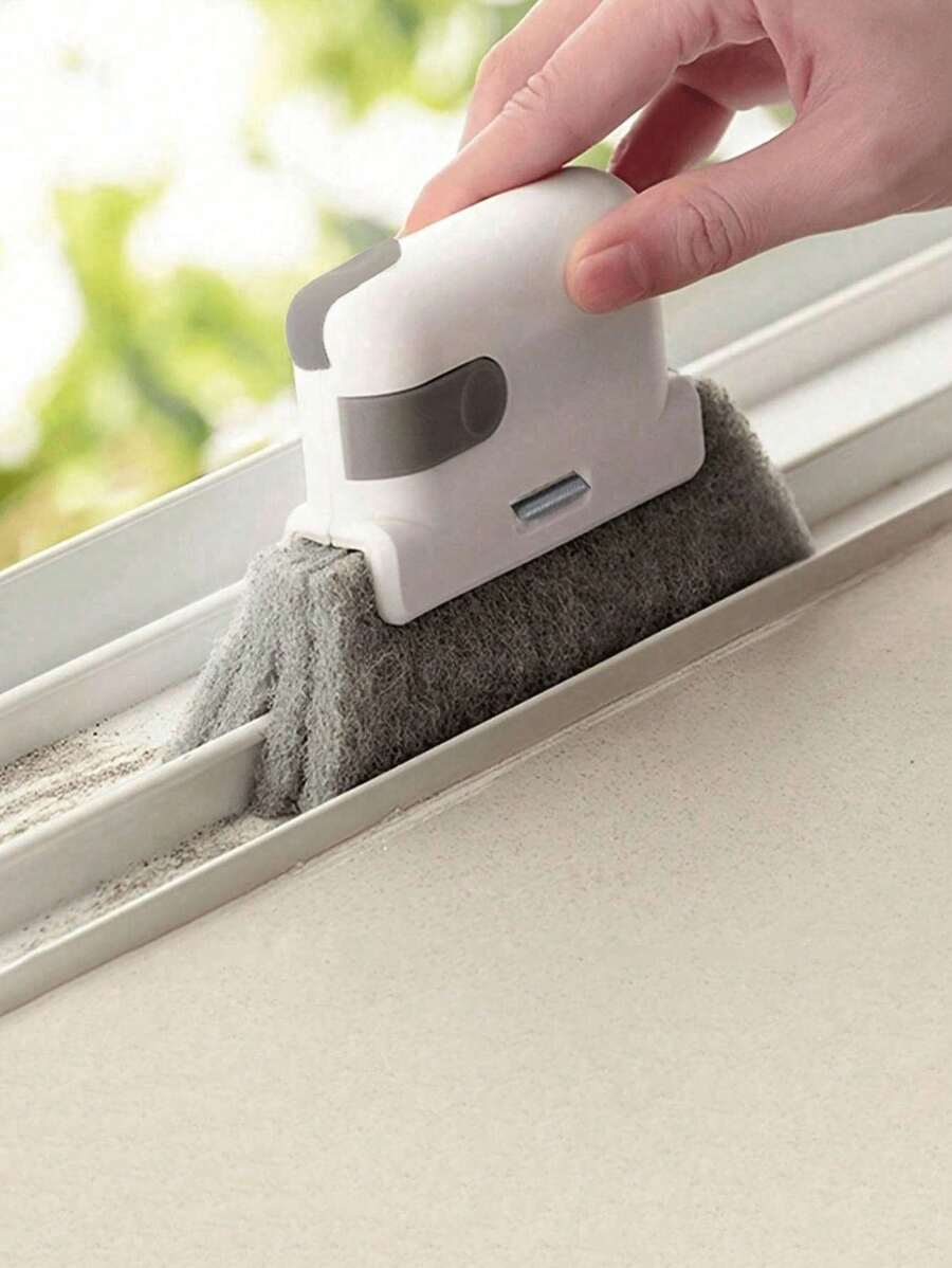 1pc 2-In-1 Window Track Cleaning Brush With Detachable Groove Cleaning ...