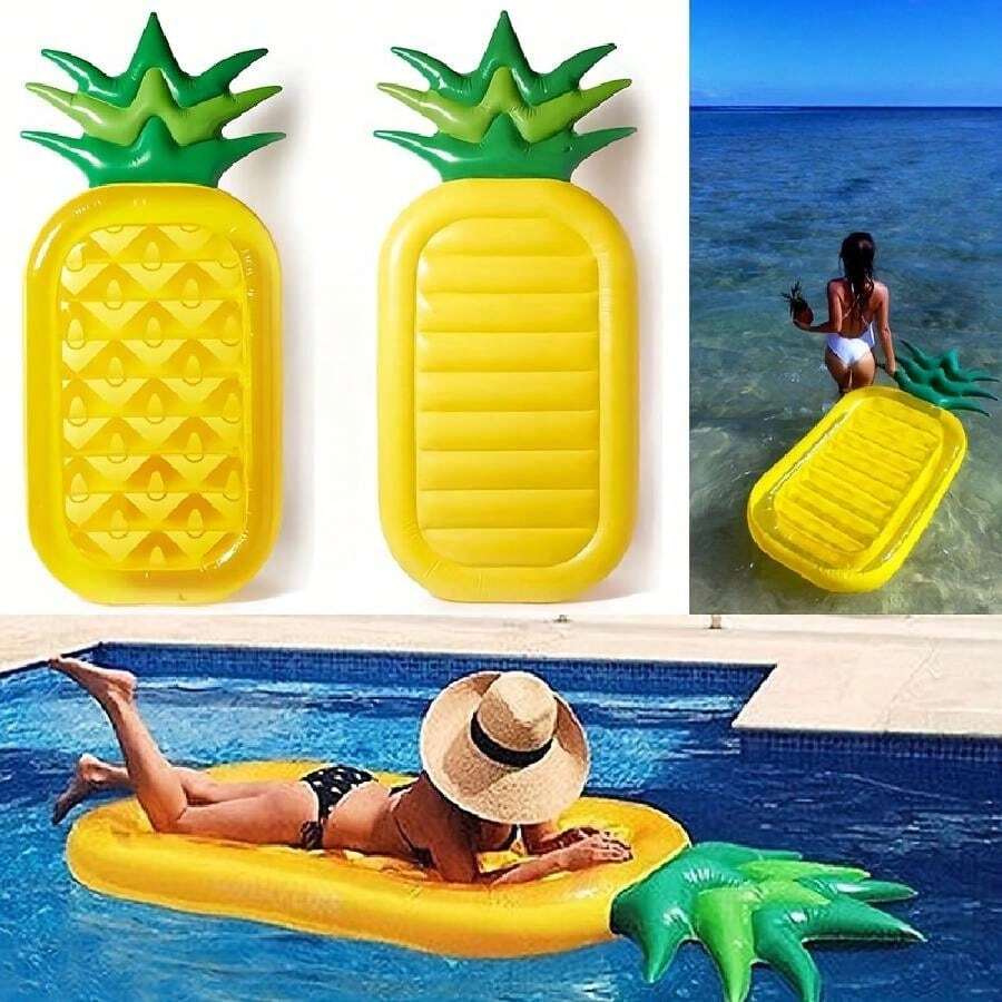 Swimming Pool Inflatable Raft Thickened Pvc Inflatable Pool Bed Float ...