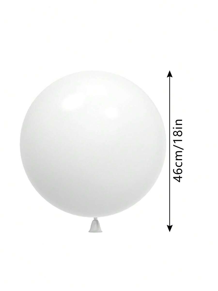 5pcs/Pack 18-Inch Thick Latex Balloons, Large Round Balloons For ...