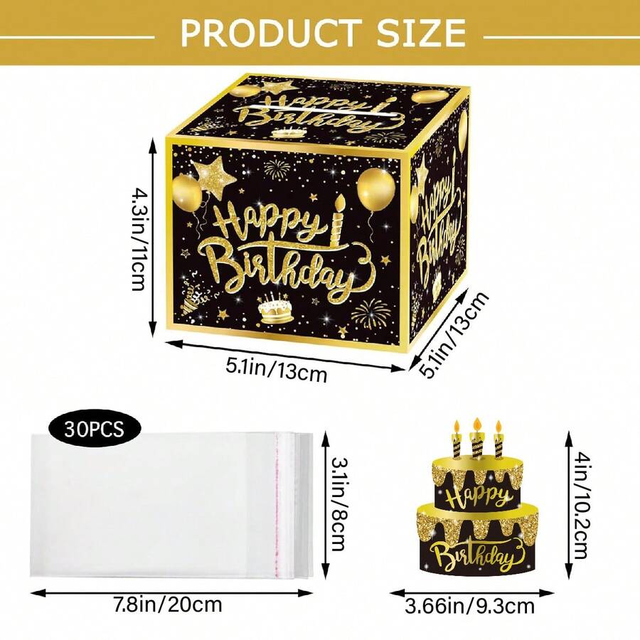 1pc Birthday Money Box For Cash Pull, Surprise Roll Gift Boxes With ...