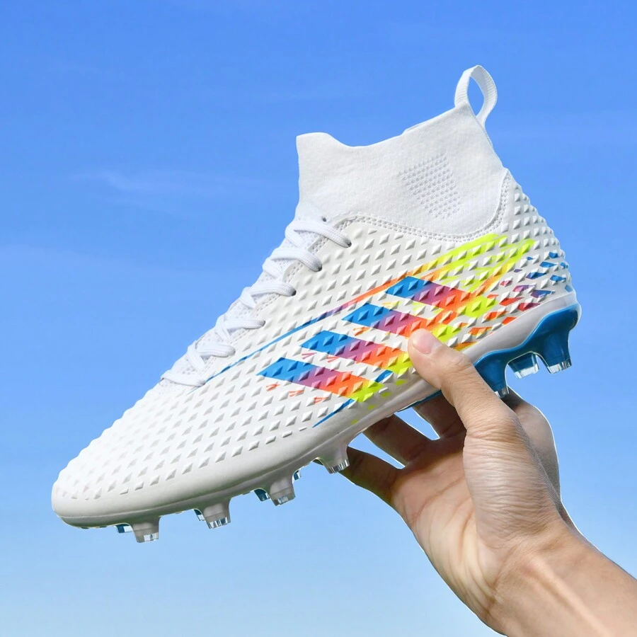 1 Pair Of New Men's Professional Soccer Boots With Anti-Skid Ag Spike ...