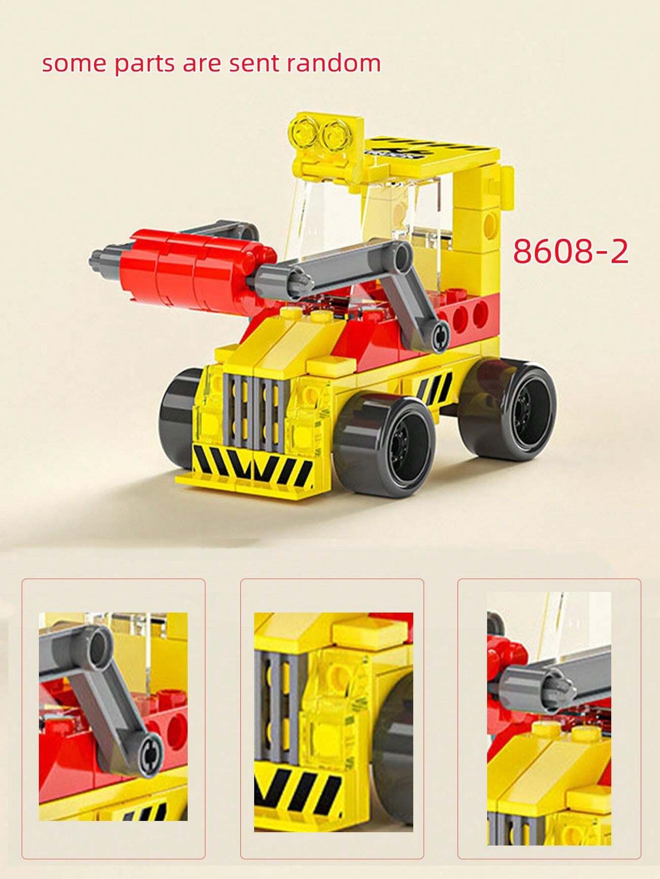 1 Set City Engineering Vehicle Building Blocks Set Including Fire Truck ...