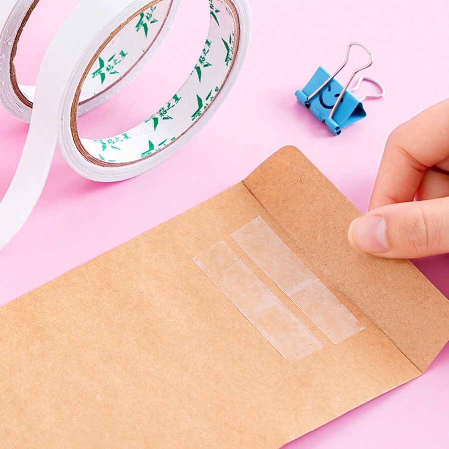 1 Roll Of High-Viscosity Double Sided Tape, Paper Adhesive Tape ...