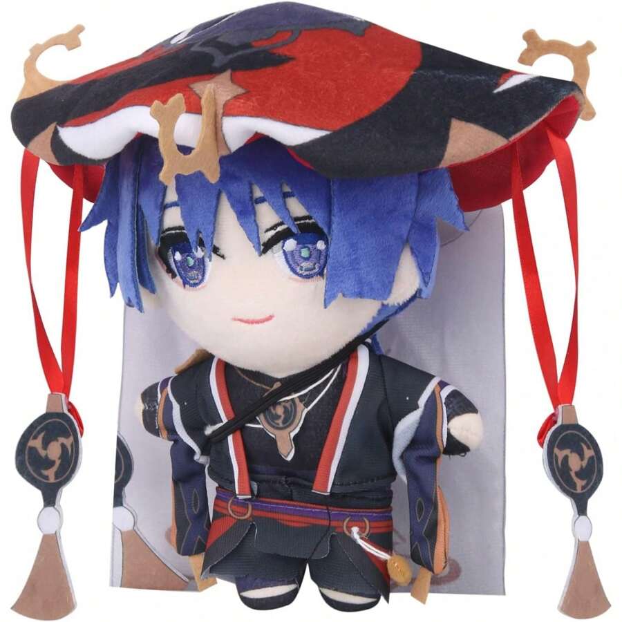 LSTUSA Anime Plush Doll Toy Figure Hu Tao Zhongli Xiao Klee Guoba ...