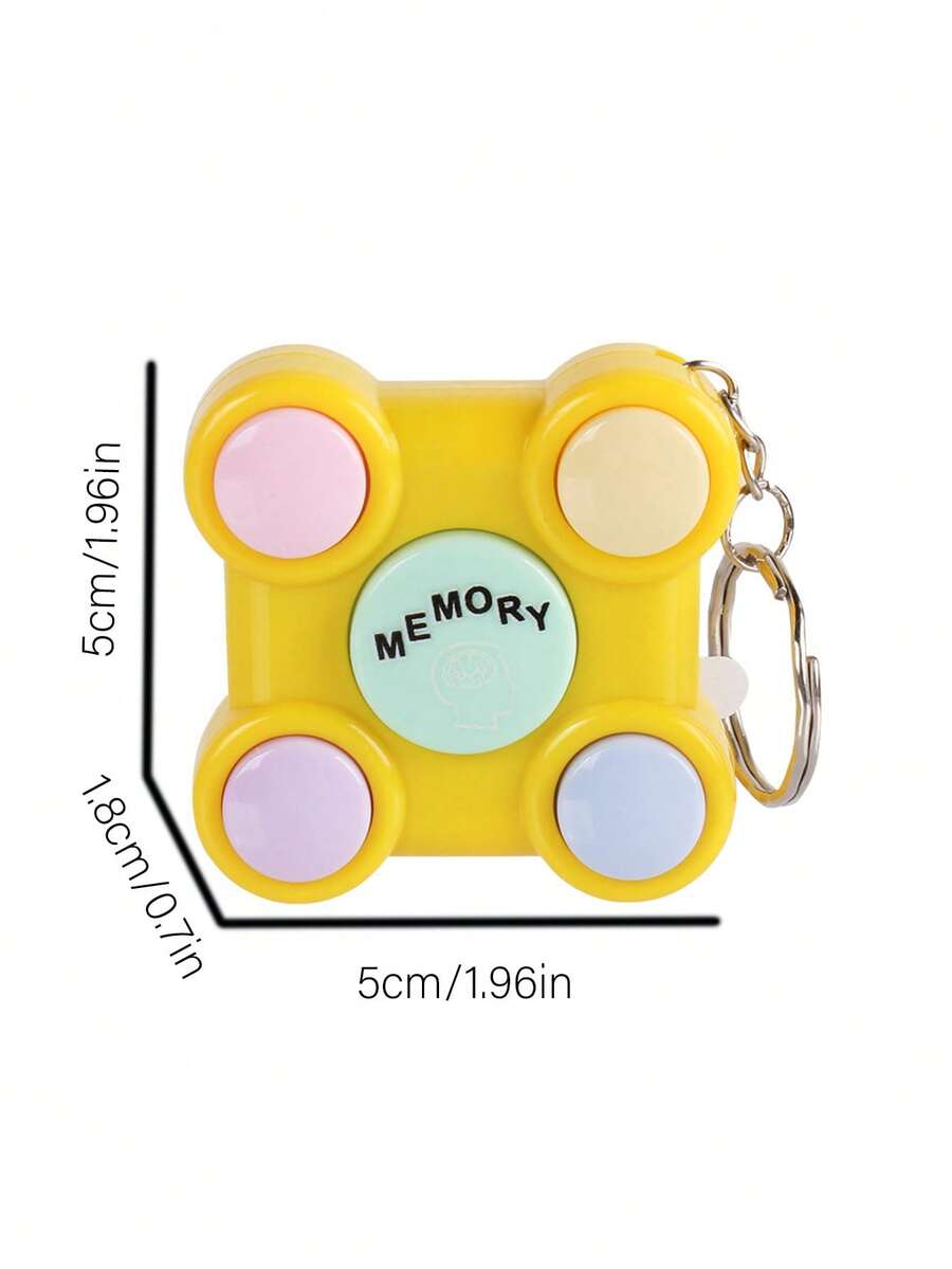 Brain-Boosting Keychain Memory Game One-Handed Console Puzzle Game With ...
