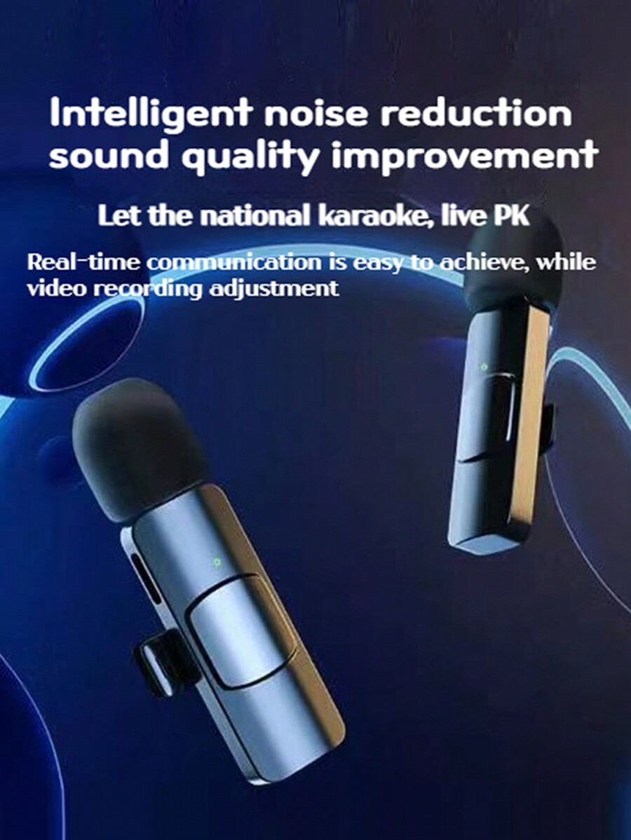 Dual Mi Wireless Lavalier Microphone Wireless Omnidirectional ...