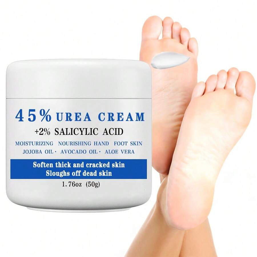 45% Urea + 2% Salicylic Acid Foot Cream,Foot Lotion For Dry Rough Crack ...